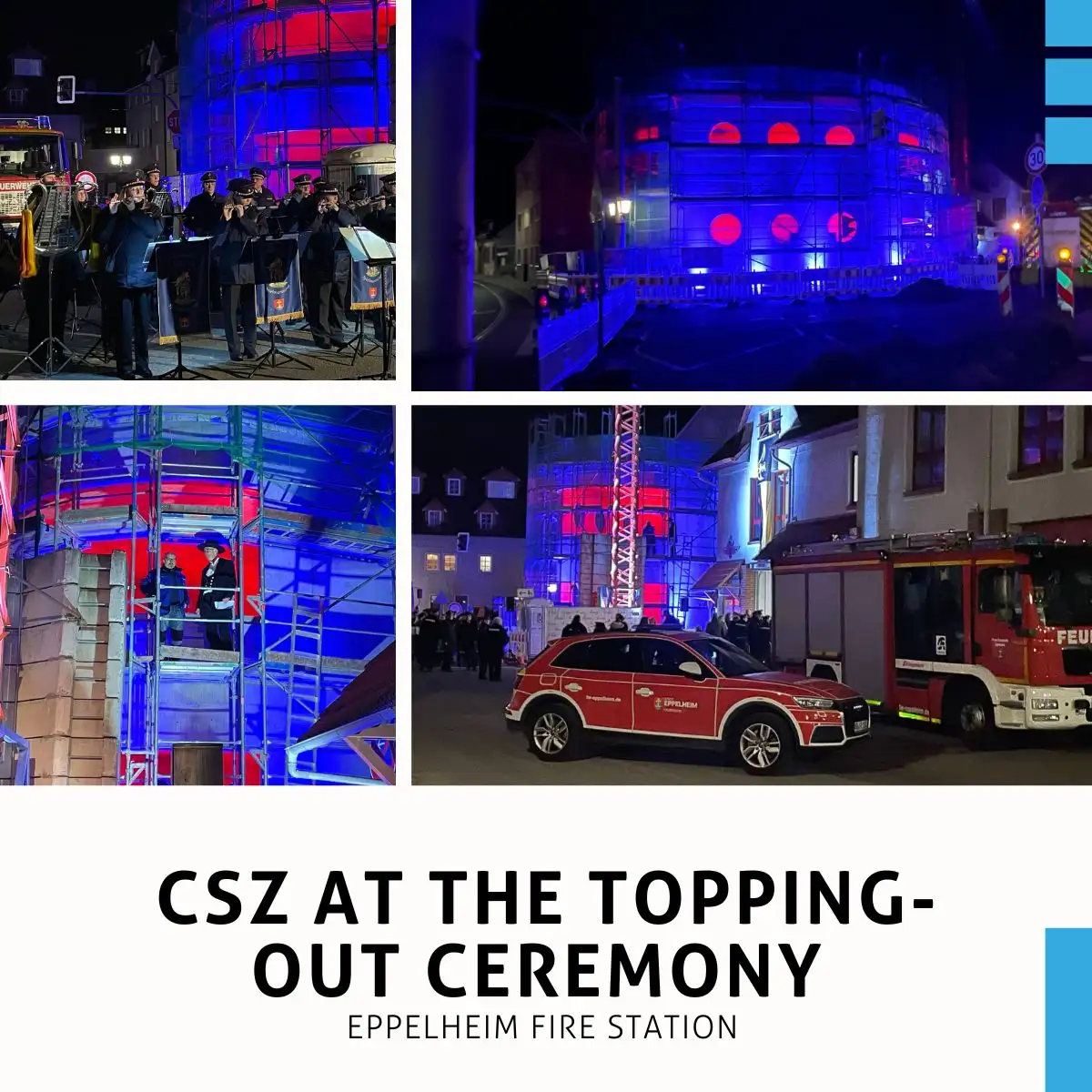 CSZ at the topping-out ceremony for the Eppelheim fire station – a ...